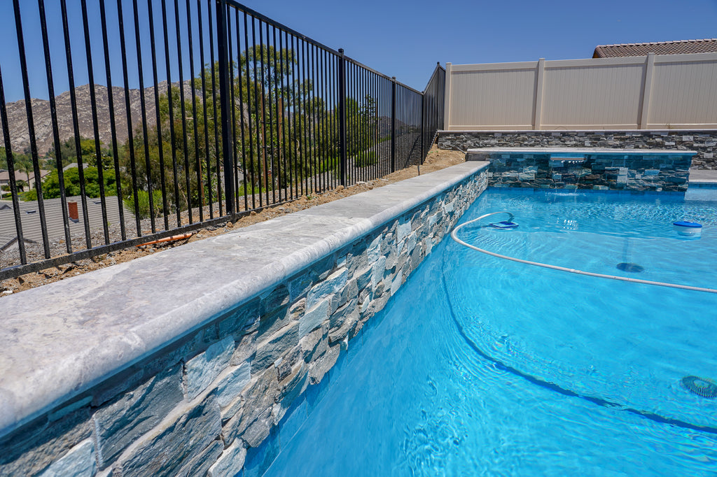 Nimbus Bullnose Travertine Honed & Filled – Ontario Pool Tile