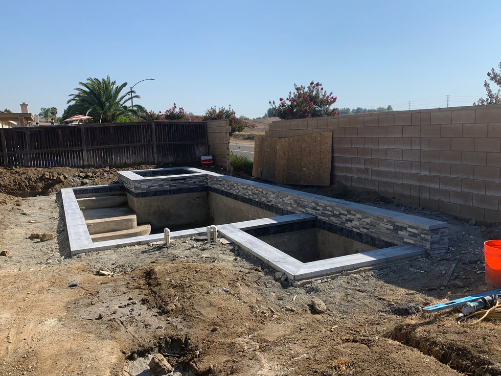 Blue Stone Marble Modern Brushed & Sandblasted – Ontario Pool Tile