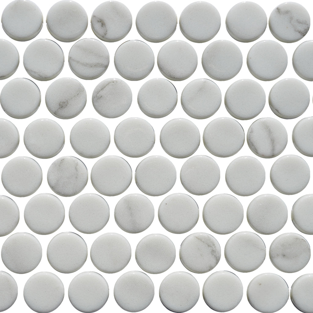 Newport Venato White Penny (Group 8) – Ontario Pool Tile